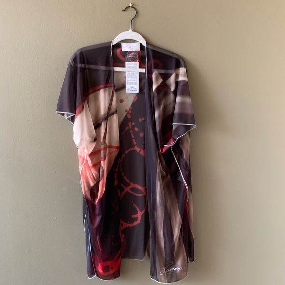 Le Galeriste | Tops | Le Galeriste Art By Lacroix Duster Beach Bathing ...